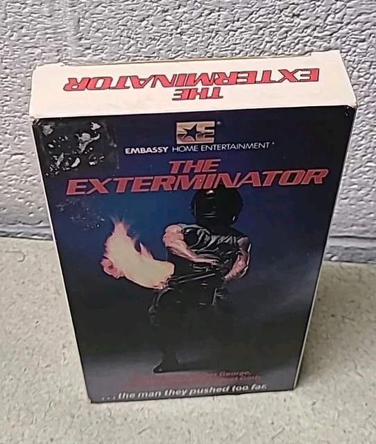 THE EXTERMINATOR (VHS, 1984, Embassy) Christopher George, Samantha ...