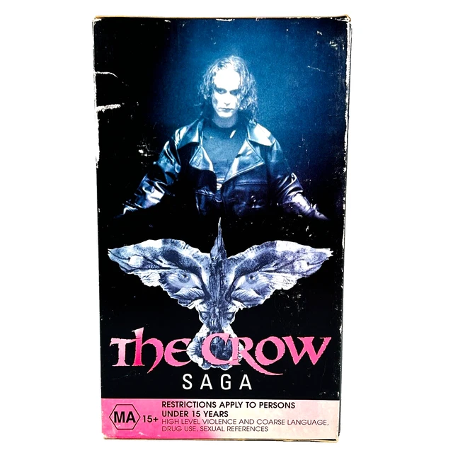 THE CROW SAGA VHS Video Tape Box Set The Crow + City of Angels (New ...