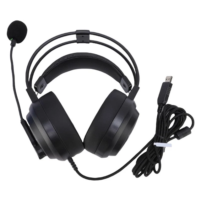 USB HEADSET HEADPHONE with Sound Decoding Chip Unidirectional ...