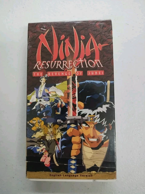 JAPANESE ANIME NINJA Resurrection The Revenge of Jubei VHS Tape English ...