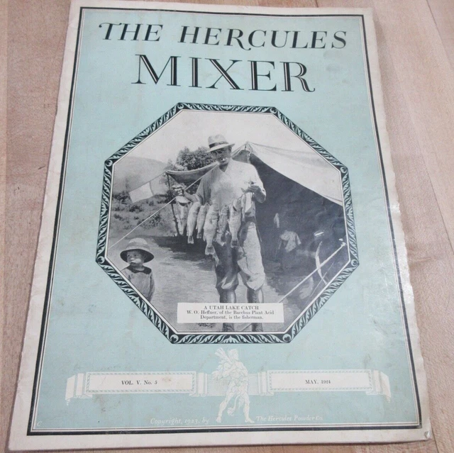 HERCULES MIXER MAGAZINE Published for Employees Vol V # 5 May 1924 (w13 ...