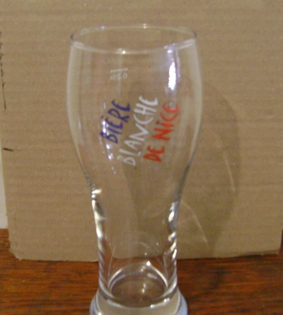 LOT DE 6 verres à bière BIERE BLANCHE DE NICE 0.25L EUR 15,00 - PicClick FR