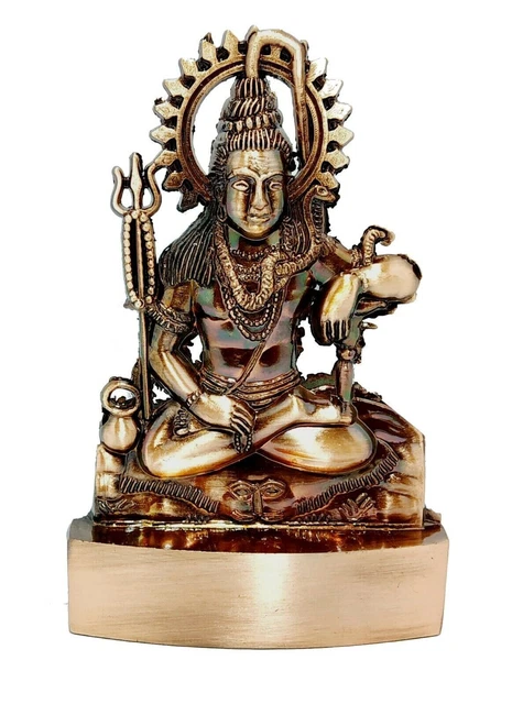 STATUE SHIV IDOL Shiva Idol Murti métal mixte hauteur 11 cm énergisée ...