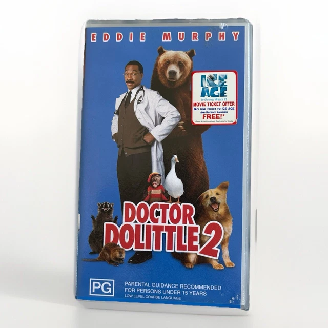 DR DOLITTLE 2 VHS EDDIE MURPHY W/ Original Receipt 2002 £5.25 - PicClick UK