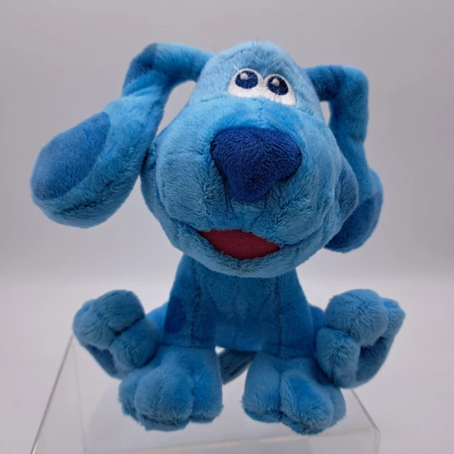 1997 BLUES CLUES Pose a Blue Plush Stuffed Animal Toy 90s 90's Vintage ...