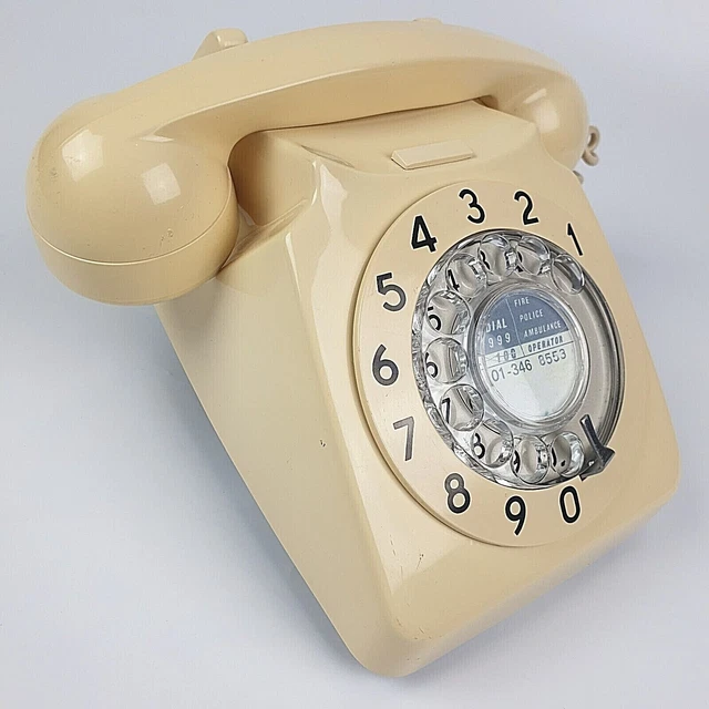GPO TELEPHONE 746 BT Rotary Dial Vintage £36.97 - PicClick UK