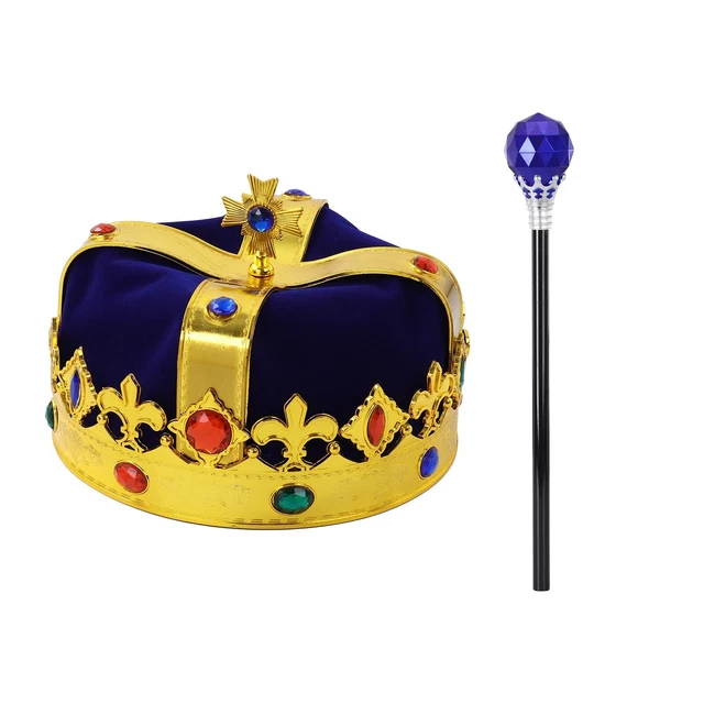CHILDREN EMPEROR PERFORMANCE Props Stage Show King Crown Hat ...