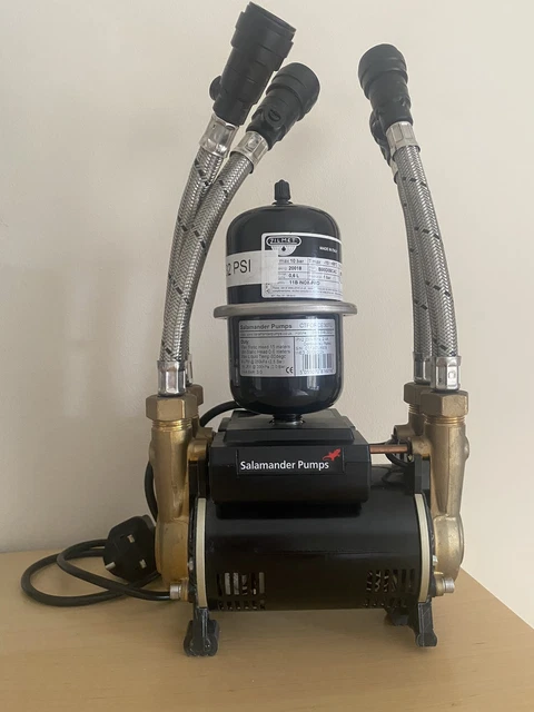 SALAMANDER CT FORCE 30TU 3 bar Twin Impeller Universal Shower Pump ...