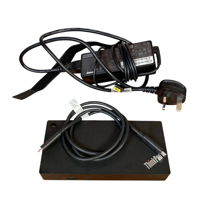 LENOVO THINKPAD USB-C Dock Gen2 Docking Station LDC-G2 With Power ...