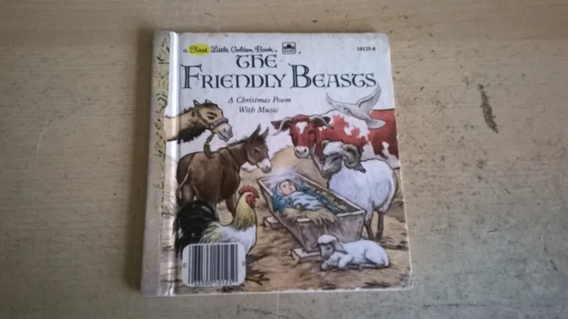 THE FRIENDLY BEASTS - A First Little Golden Book - Vintage 1983 ...