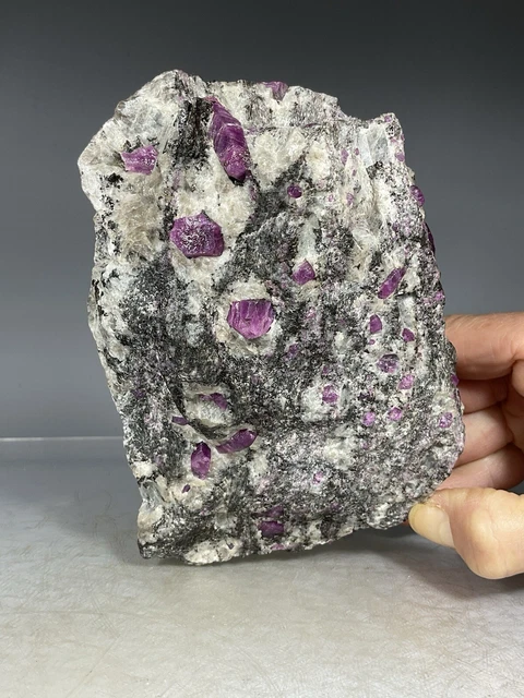 SS ROCKS - "Fluorescent" Ruby in Matrix (India) 2.13lbs $200.00 - PicClick