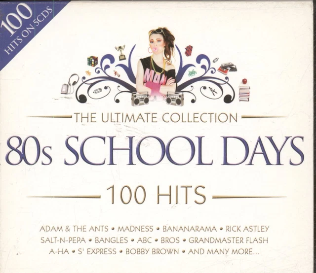 VARIOUS ULTIMATE COLLECTION 80S SCHOOL DAYS CD SET 5 X CD in large ...
