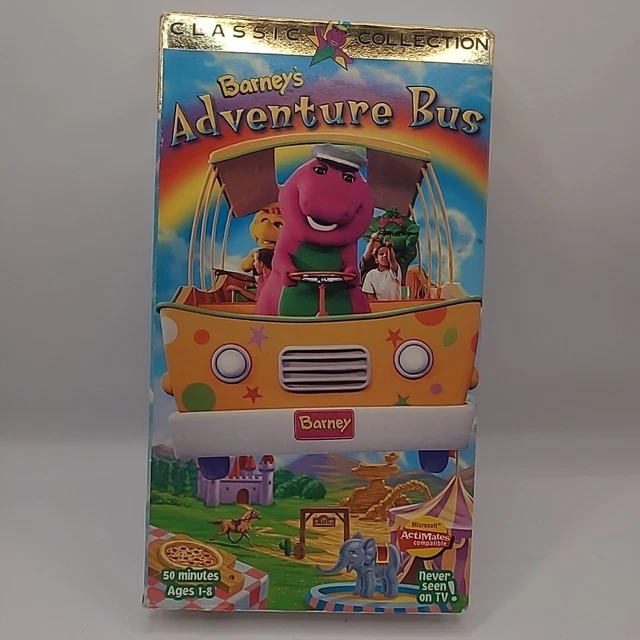BARNEY - BARNEYS Adventure Bus (VHS, 1997) $7.19 - PicClick CA