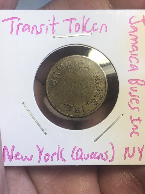 TRANSIT TOKEN - Jamaica Buses Inc - Net York (Queens) NY £6.24 ...