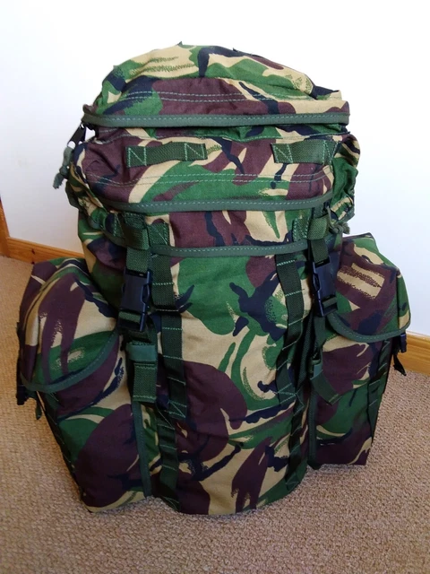 BRITISH ARMY DPM Patrol Pack Rucksack 30L Day Sack Camouflage Bushcraft ...