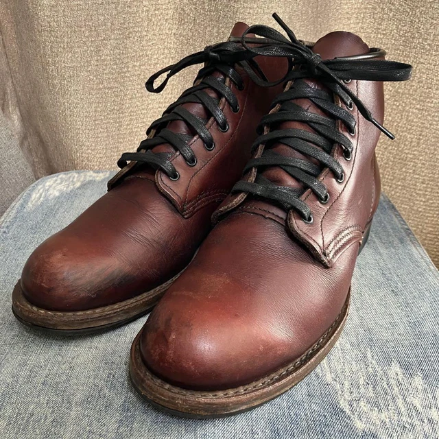 RED WING BOOTS 9011 Beckman US:8.5D Leather Black cherry 035593d £266. ...