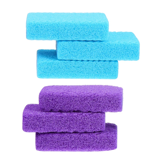 6PCS FOOT PUMICES Exfoliating Sponge Hard Dead Skin Callus Scrubber £9. ...