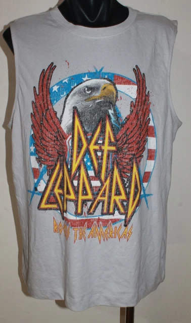 DEF LEPPARD ROCKS The Americas Tank Singlet Size 16 BNWT Band Rock 2022 ...