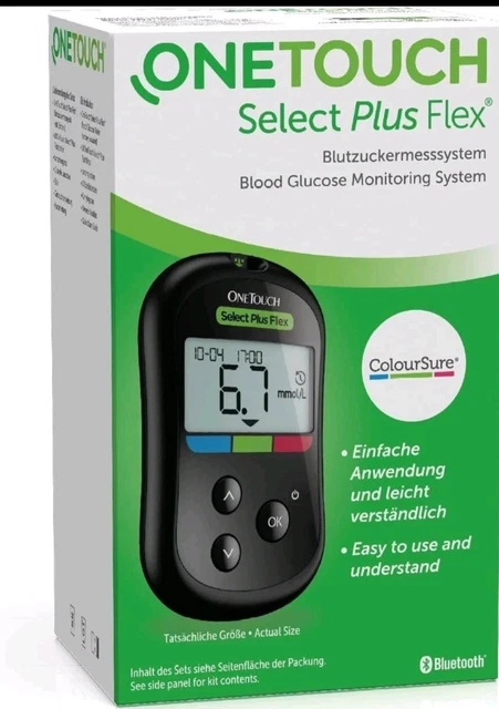 ONETOUCH SELECT PLUS Flex® Blood Glucose Meter I System £12.92 ...
