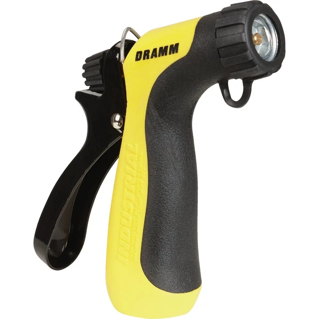 DRAMM HEAVY-DUTY METAL Hot Water Pistol Nozzle, Yellow 10-12743 Pack of ...