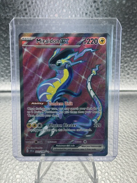 POKÉMON TCG MIRAIDON Ex Scarlet & Violet Base Set 227/198 Holo Ultra ...