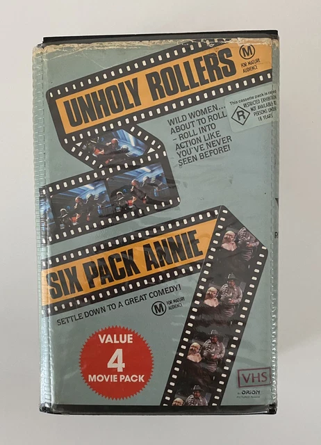 UNHOLY ROLLERS + 6 Pack Annie + Devils Angels + Savage 7 [2x VHS ...