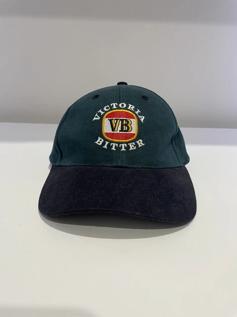 VB DARK GREEN + black peak Victoria Bitter Hat Cap Beer Merch Aussie ...