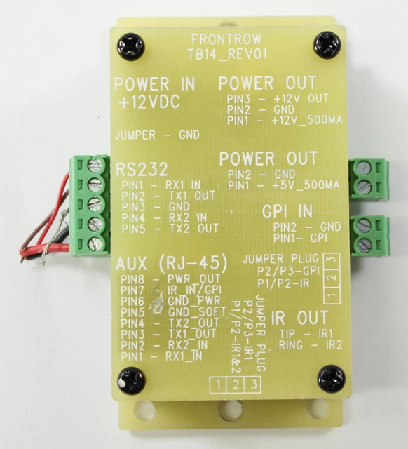 FRONTROW TB14 POWER and I/O Block £80.34 - PicClick UK