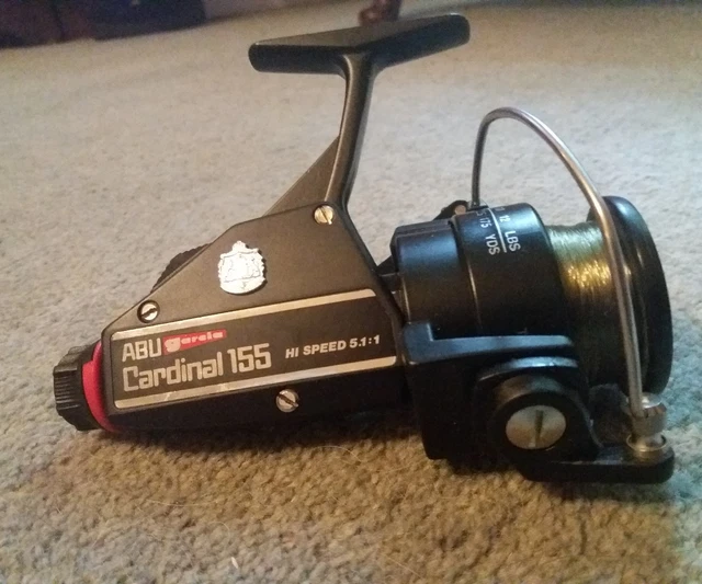 ABU CARDINAL 155 reel with spare spool £39.00 - PicClick UK