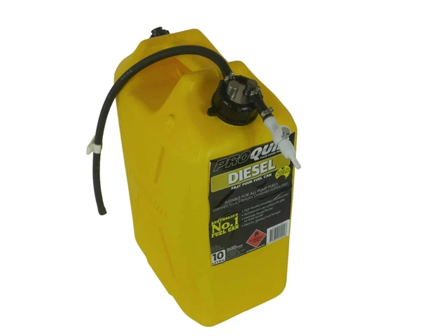 10L JERRY CAN Fuel Tank for Diesel Air Heater - PLASTIC DISCONNECT EUR ...