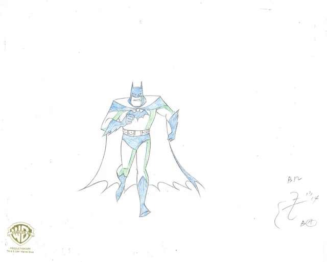 BATMAN THE ANIMATED Series Original Production Drawing-Batman-Animal ...