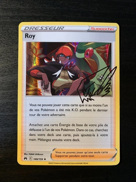 CARTE POKÉMON HOLO Roy 140/159 EB12.5 Epée & Bouclier Zenith Suprême FR ...