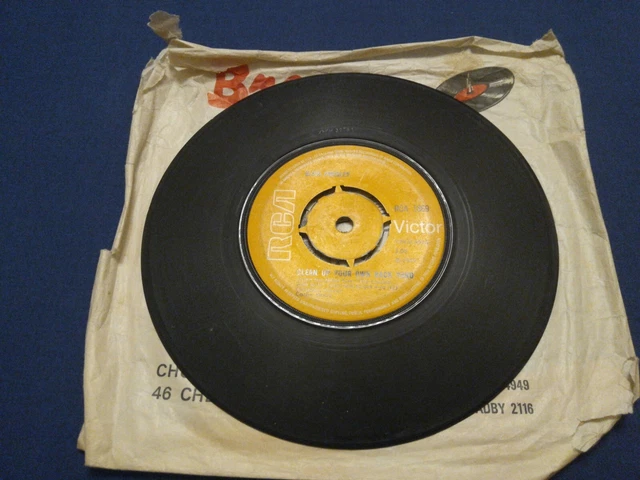 1969 Elvis Presley Clean Up Your Own Back Yard 7 Vinyl 45 Single