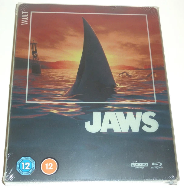 JAWS 4K UHD Blu-Ray Steelbook The Film Vault Edition Neu & Ovp Sealed ...