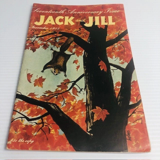JACK AND JILL Magazine November 1955 Complete With Uncut Paper Doll ...