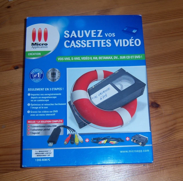 MAGIX SOS VIDEOKASSETTEN USB Adapter zur VHS-Rettung SCART EUR 6,99 ...