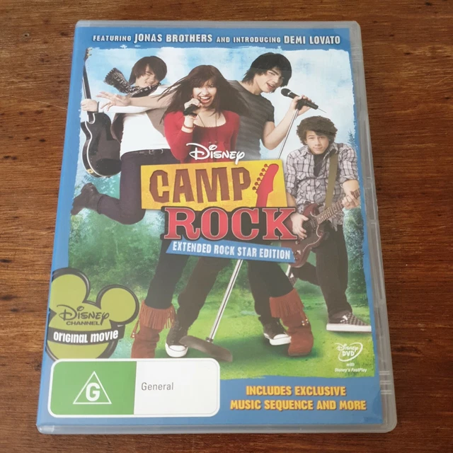 CAMP ROCK DISNEY DVD Extended Rockstar Special Edition R4 Like New ...