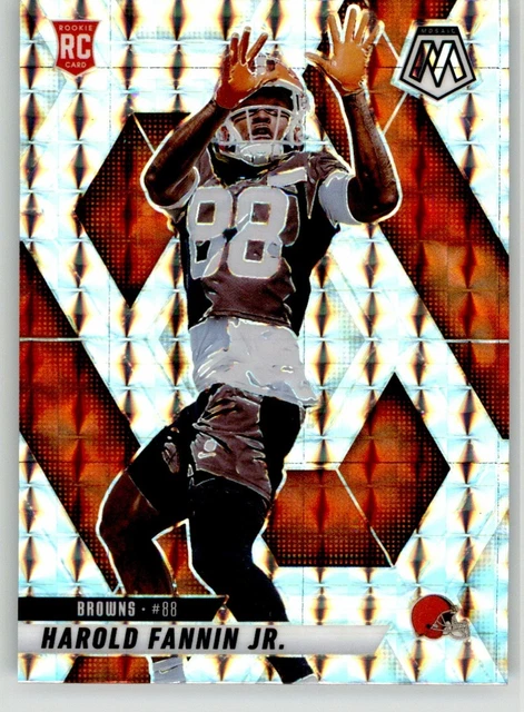 HAROLD FANNIN JR. 2025 Panini Mosaic Mosaic 384 Cleveland Browns Rookie ...