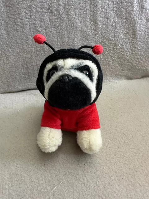 GUND DOUG THE Pug ladybug ladybird soft toy plush puppy dog £5.43 ...