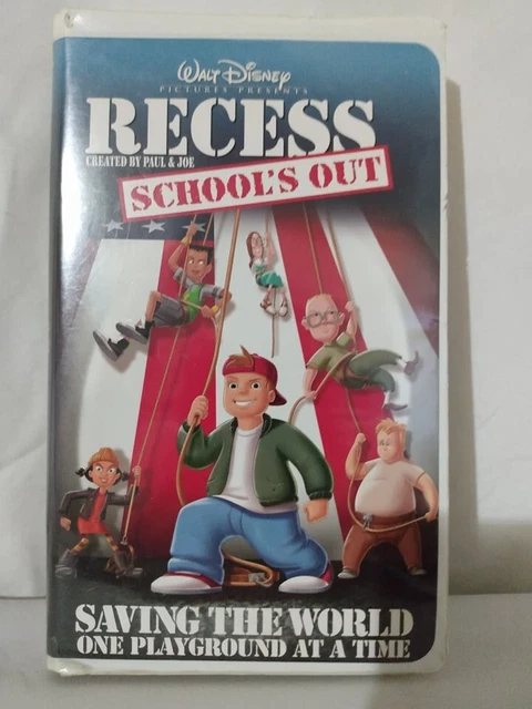 DISNEY'S RECESS: SCHOOL'S Out VHS Saving the World One Playground At A ...