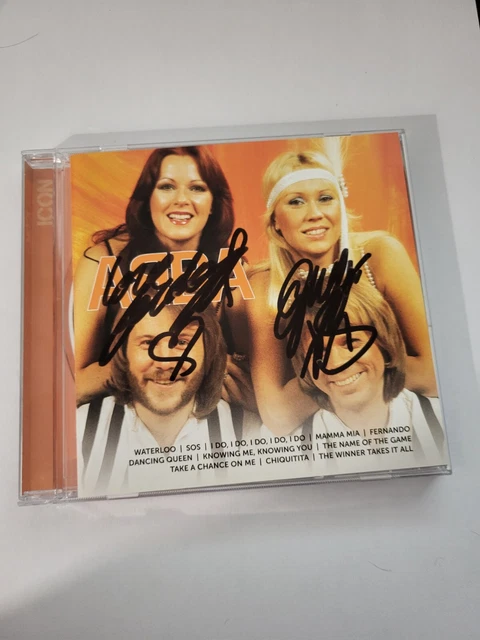 CD AUTOGRAPHED SIGNED Abba Agnetha Faltskog and Anni Frid Lyngstad £119 ...