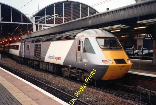 RAILWAY PHOTO 6X4 HST 43305 NX East Coast at Newcastle Central c2010 £1 ...