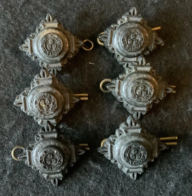 BRITISH ARMY OFFICERS pips : WW2 plastic economy issue black £9.99 ...