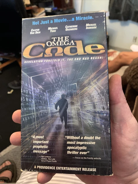 THE OMEGA CODE VHS VCR Video Tape Movie Michael York Casper Van Dien ...
