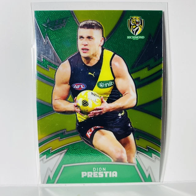 2024 AFL FOOTY Stars Kmart Luminous Green & Gold Thunderbolt Dion Prestia $8.95 - PicClick AU