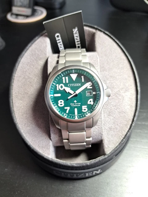CITIZEN PROMASTER LAND Series Eco-drive Super Titanium Watch Sapphire ...