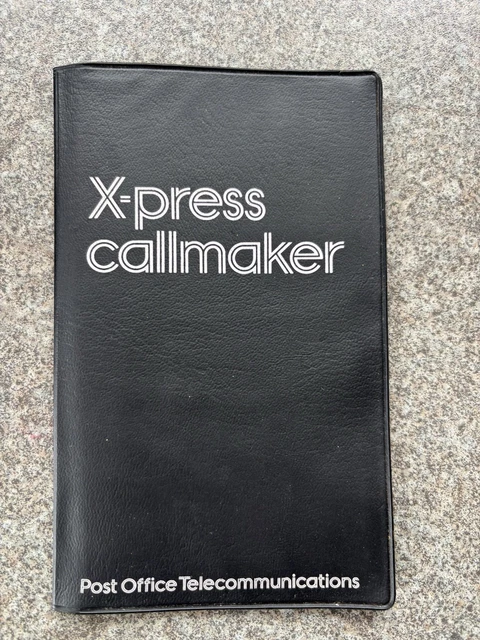 POST OFFICE TELECOMMUNICATIONS X-Press Callmaker Plastic Wallet ...
