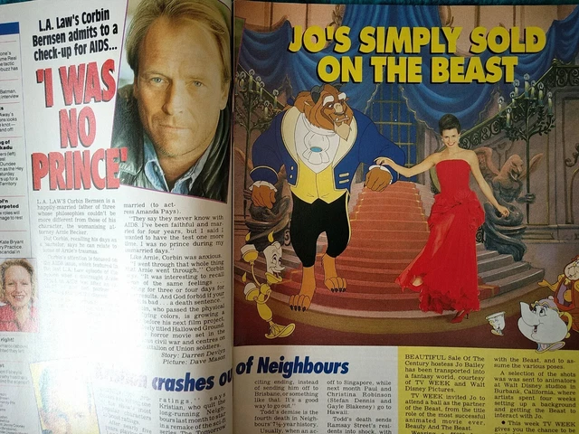 1992 TV WEEK magazine Emily Symons~BATMAN~Plucka Duck~Kylie Minogue ...