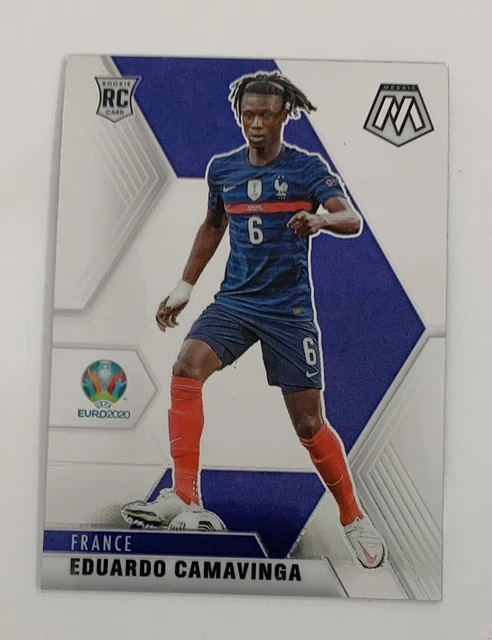 2020-21 PANINI MOSAIC UEFA Euro Eduardo Camavinga Base Rookie Card #111 ...
