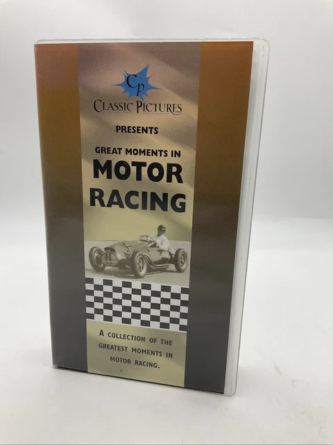 GREAT MOMENTS IN Motor Racing, Classic Pictures VHS £5.85 - PicClick UK